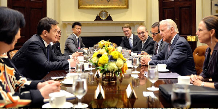 Ерөнхий сайд Ч Сайханбилэг АНУ ын Дэд ерөнхийлөгч Ж Байдэнтэй уулзлаа Гэрэл гэгээ